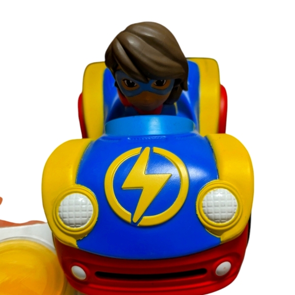 Marvel | Toys | Superhero Racer Toy Car Blue And Yellow | Poshmark